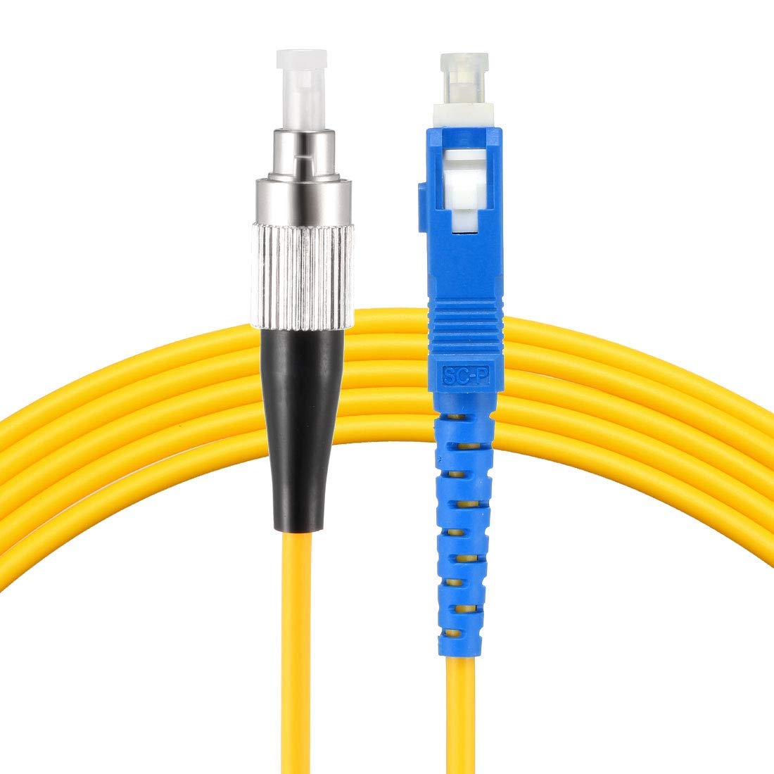 Syrotech Optical Fiber Patch Cord (FC/UPC - SC/UPC, 10meter)Pack Of 2 ...
