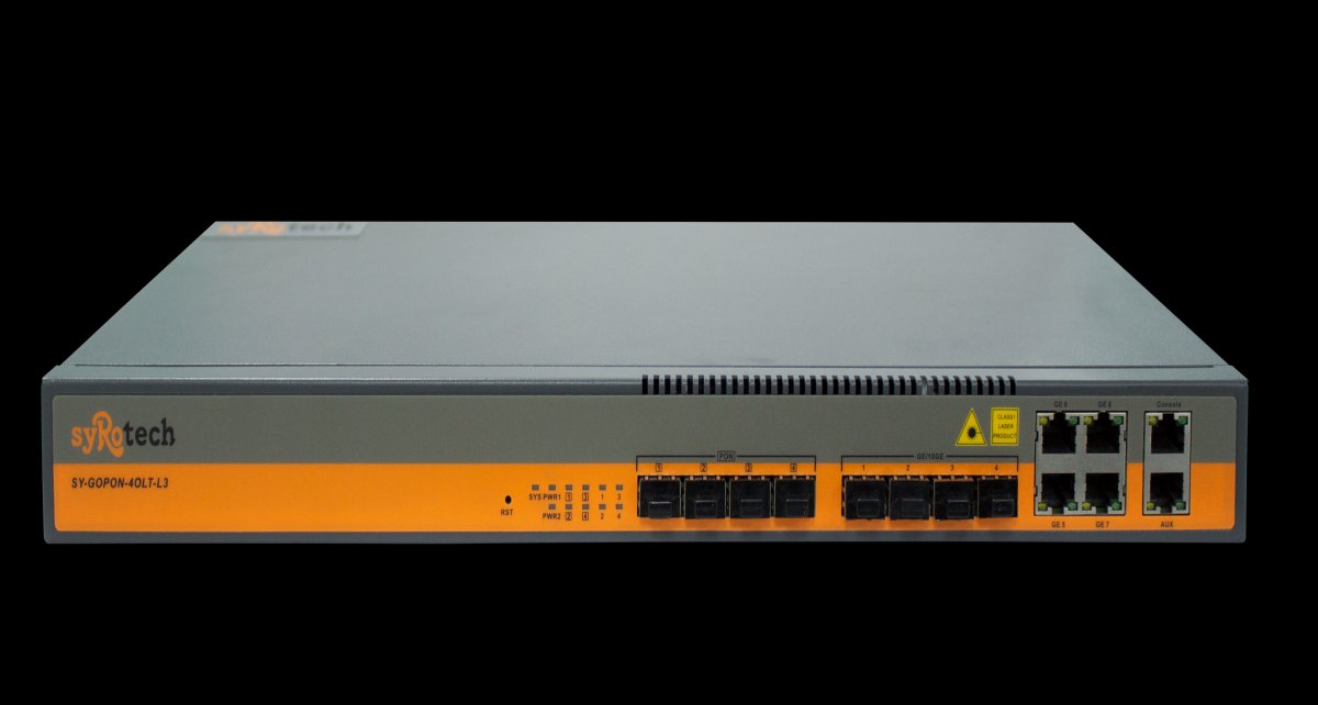 Syrotech 4 Port GEPON OLT SY-GOPON-4OLT-L3 Regugar - TEC MTCTE ...